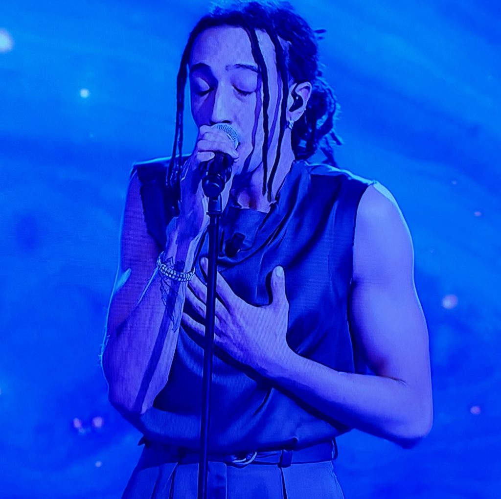 Ghali, ospite a Che tempo che fa, effettua una particolare performance ...